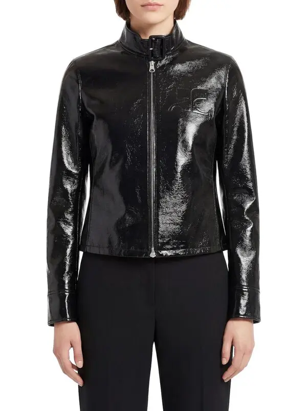COURREGES Zip-up Jacket - Black