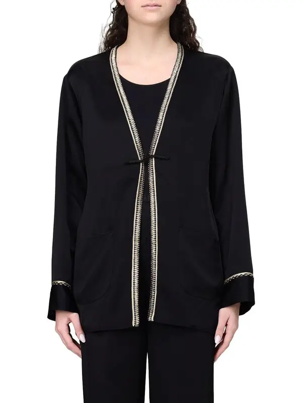 FORTE_FORTE Kimono - Black