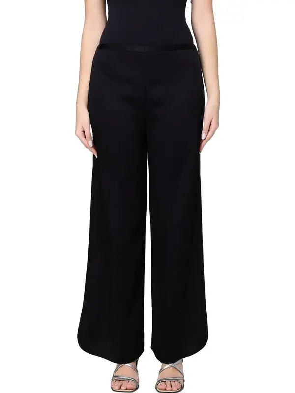 FORTE_FORTE Wide Leg Trousers - Black