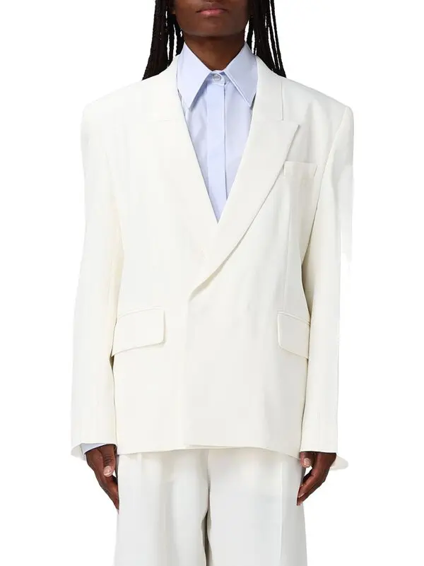 Victoria Beckham Double Breasted Blazer - Ivory