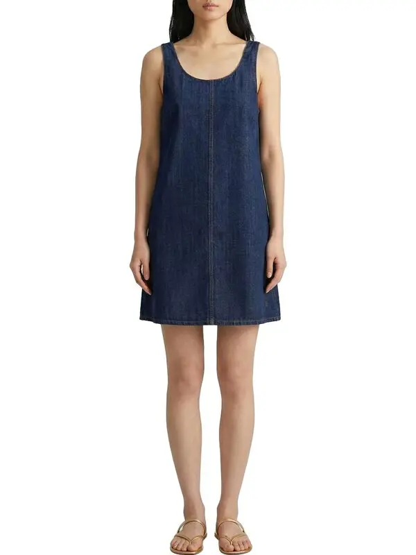 Ami Sleeveless Dress - Indigo