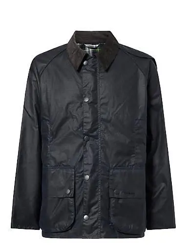 Barbour Beaufort Waxed-cotton Jacket - Navy