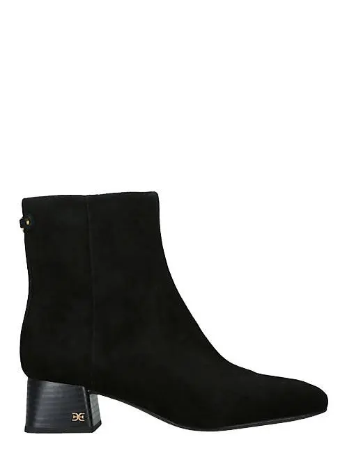 Sam Edelman Paige Suede Ankle Boots - Black