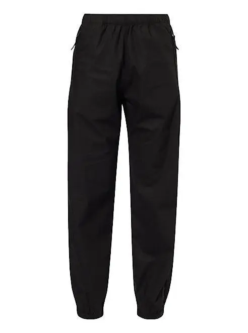 Stone Island Paracadute Brand-badge Cotton Jogging Bottoms - Black