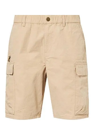 Barbour Cotton Poplin Relaxed Fit Shorts - Tan