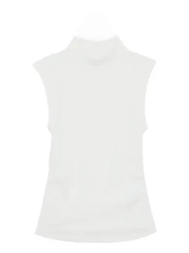REISS Stretch-cotton Vest - White