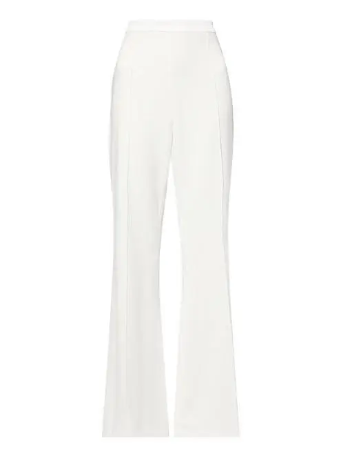 NADINE MERABI Charlotte Flared-leg Trousers - White