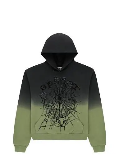 SP5DER Og Web Ombre Hoodie - Black