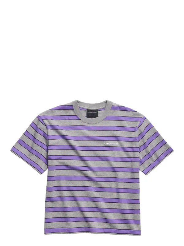 Canada Goose Roam Striped T-shirt - Lilac Colbourne Stripe