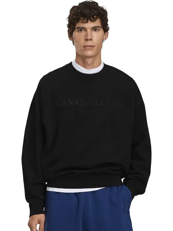 Canada Goose Rove Crew Embroidered - Black