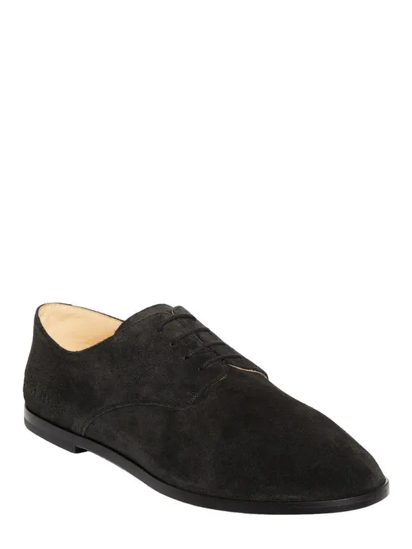 COMMON PROJECTS Soft Plain Toe Derby - Off Black