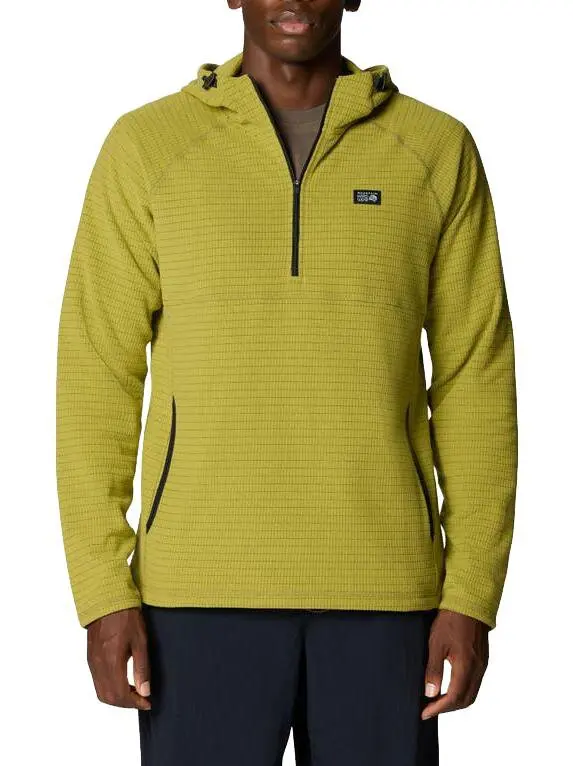 Mountain Hardwear Summit Grid Fleece Hoodie - Bright Fatigue