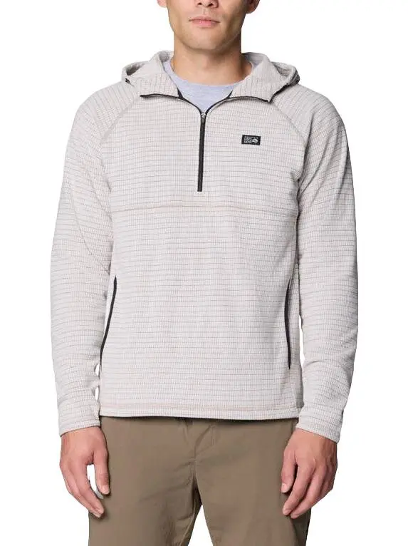 Mountain Hardwear Summit Grid Fleece Hoodie - City Fog