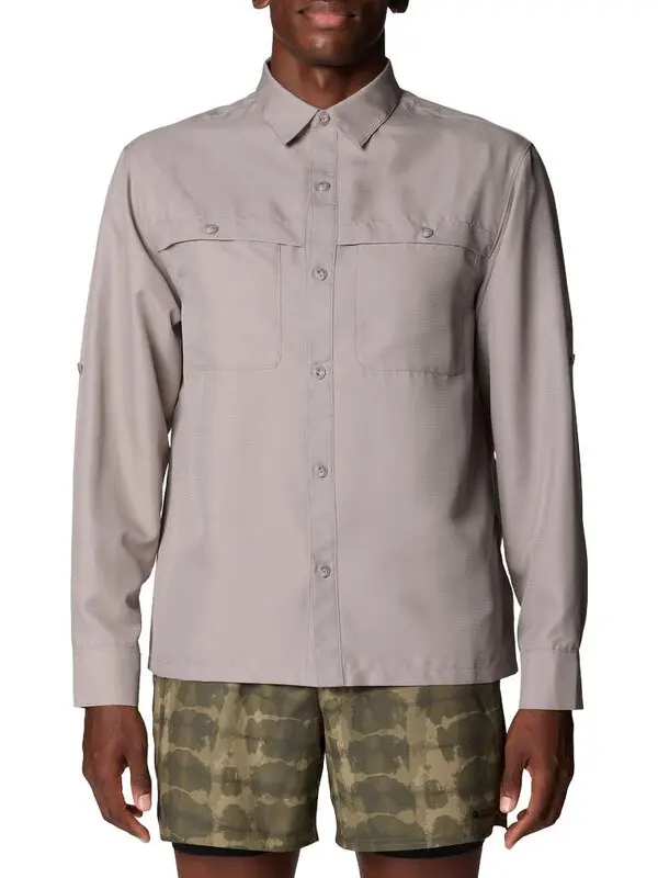 Mountain Hardwear Sun Drift Cooling Long Sleeve Shirt - Approaching Storm