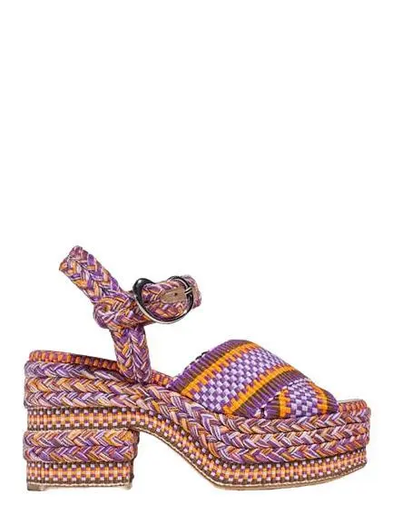 AMAMBAIH Gala Platform Sandals - Orange