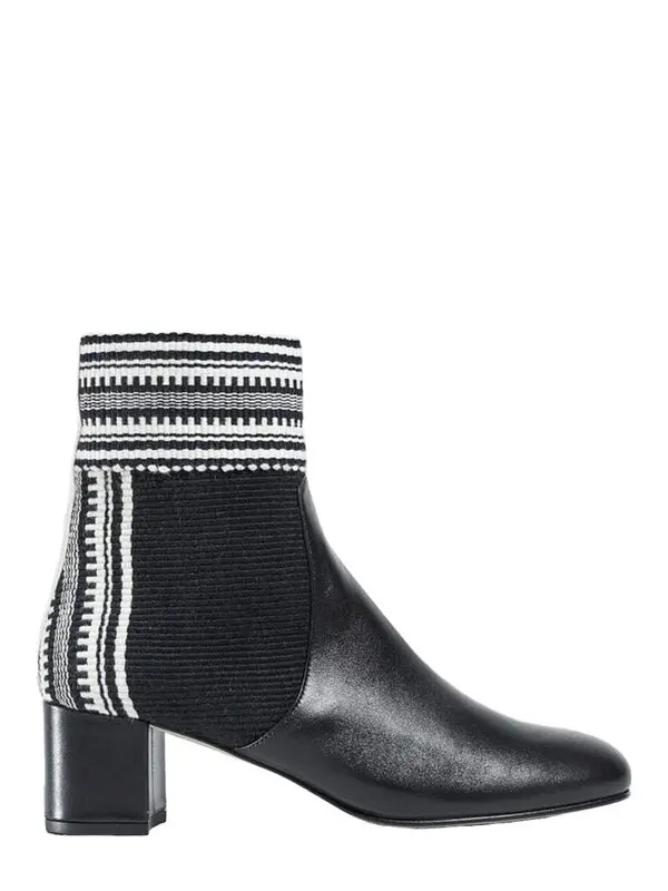 AMAMBAIH Lola Ankle Boot - Black-ivory