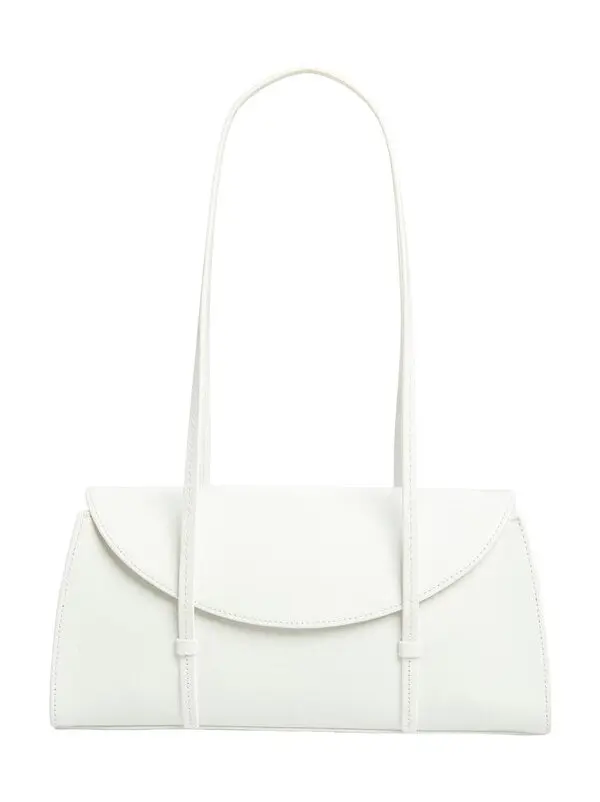 REFORMATION Elena Leather Shoulder Bag - White Leather