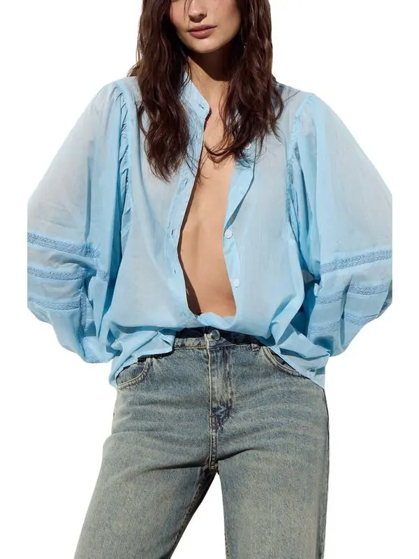 Deluc Kos Woven Shirt - Sky