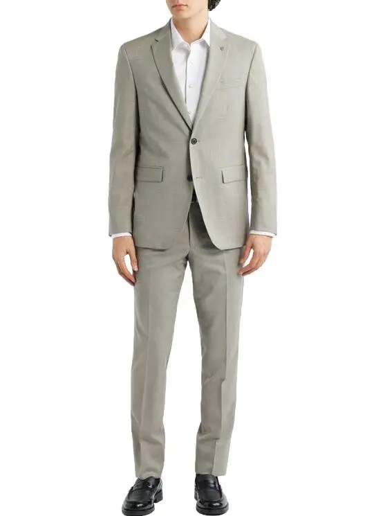 ALLSAINTS Ross Slim Fit Wool Suit - Taupe