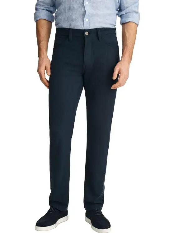 34 Heritage Courage Straight Leg Twill Pants - Deep Ocean Cross Twill