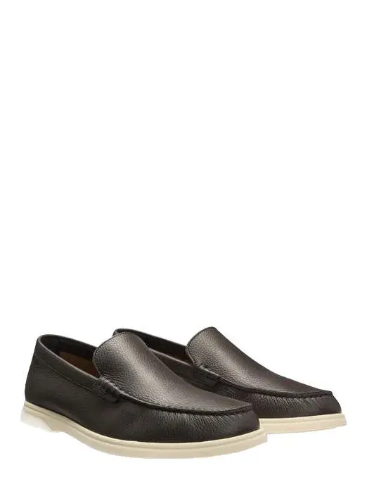 BOSS Sienne Moc Toe Slip-on Sneaker - Dark Brown