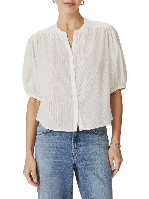 Splendid Madelyn Woven Shirt - Optic White