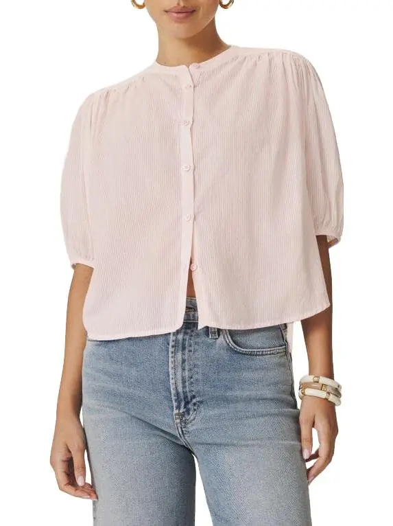 Splendid Madelyn Woven Shirt - Rose Petal Pink