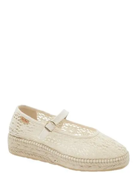 TONI PONS Inca Espadrille Wedge - Ivory