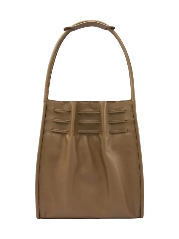 BEHNO Large Leather Hobo Bag - Palm