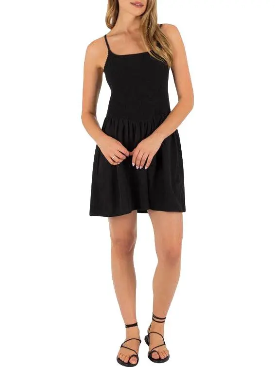 Hurley Fit-and-flare Mini Dress - Black