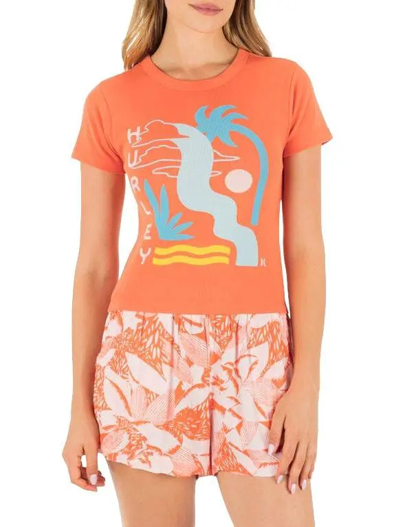 Hurley Cascada Baby Tee - Fruit Punch