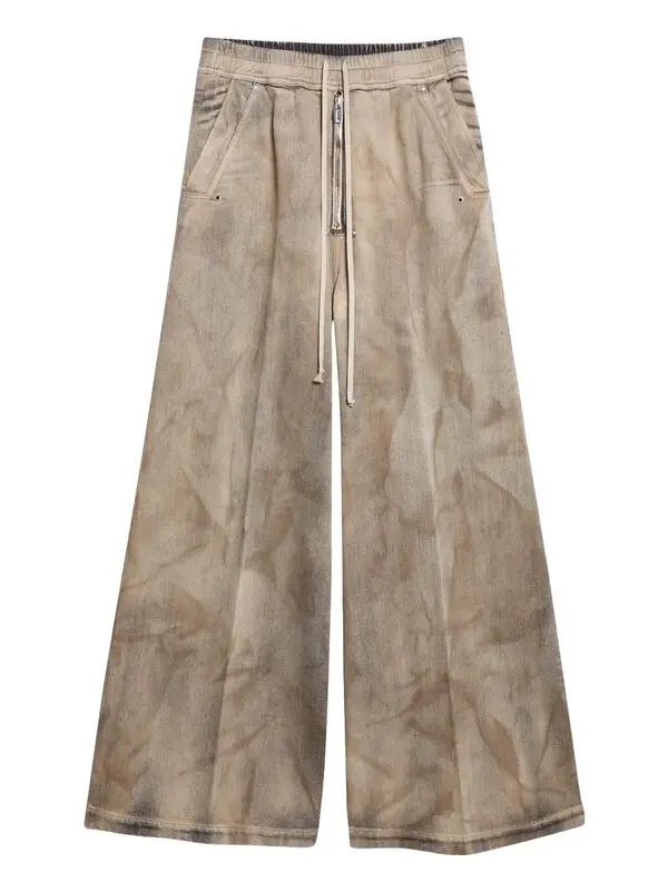 Rick Owens Bela Wide-leg Denim Pants - Dust