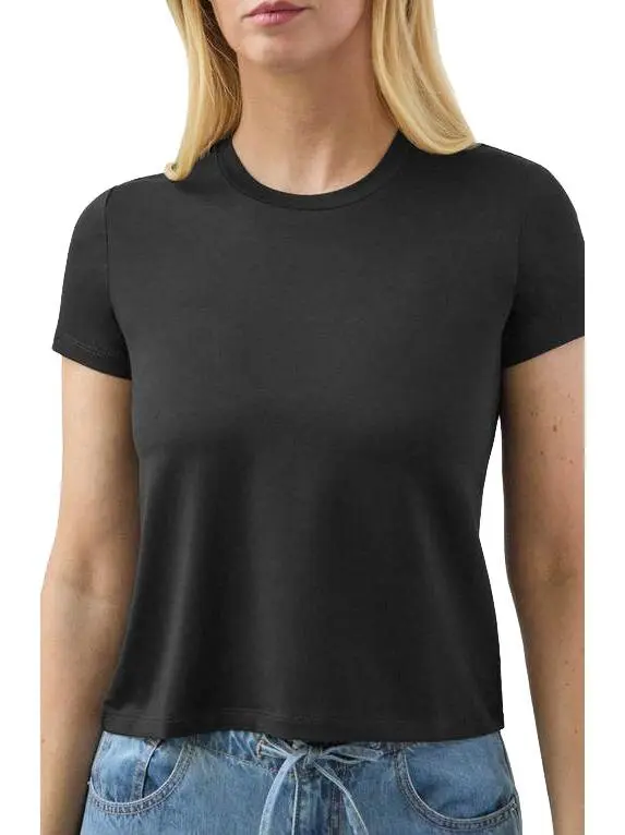 Splendid Tyra Crewneck T-shirt - Black
