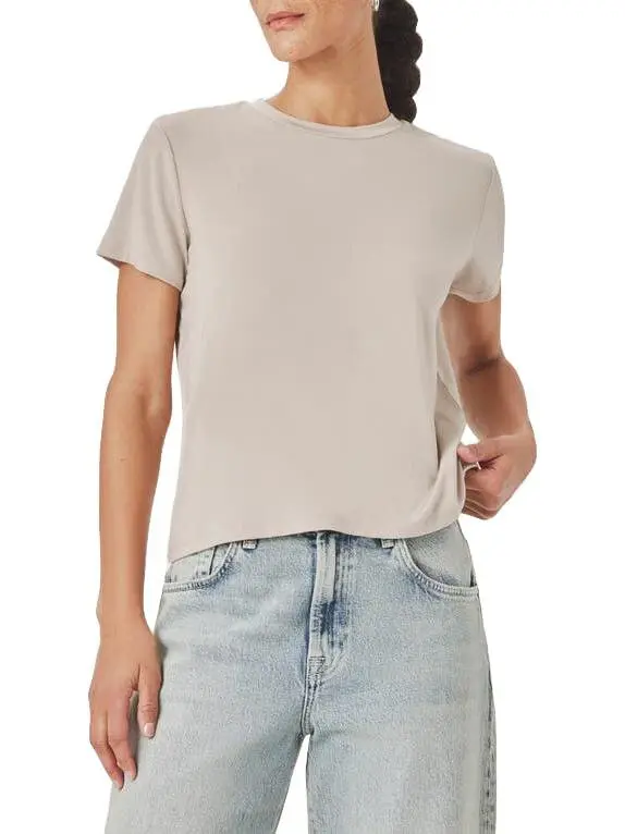 Splendid Tyra Crewneck T-shirt - Fawn Beige
