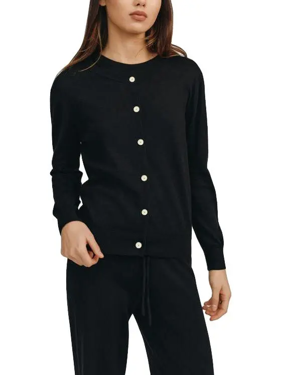 KATHRYN MCCARRON Halle Cardigan - Black