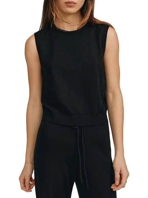 KATHRYN MCCARRON Luna Shell Tank - Black