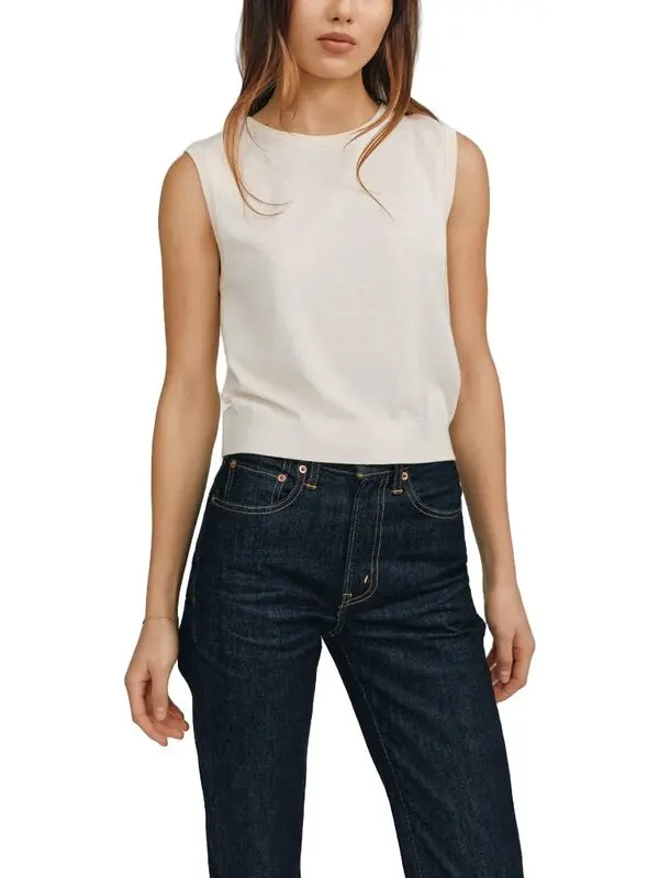 KATHRYN MCCARRON Luna Shell Tank - White
