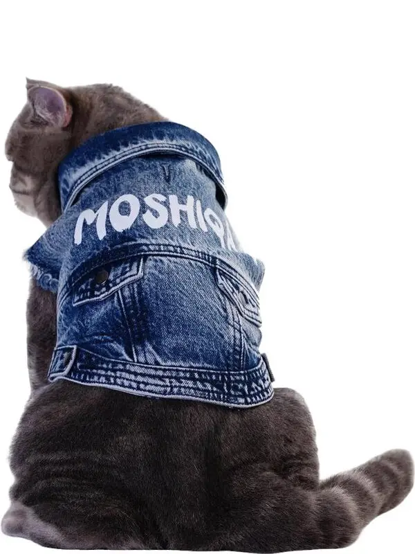 MOSHIQA Denim Cat Jacket - Blue