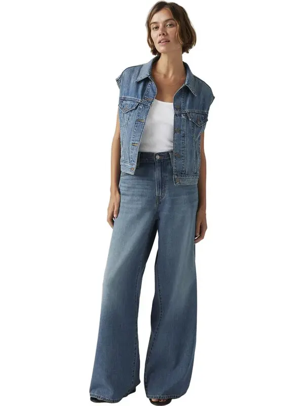 LEVI'S Baggy Straight Linen+ Denim Jeans - Stop Flaxing