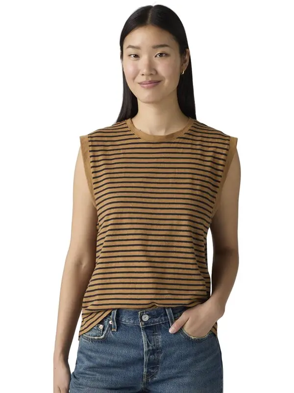 LEVI'S Boxy Tank - Tobacco Stripe