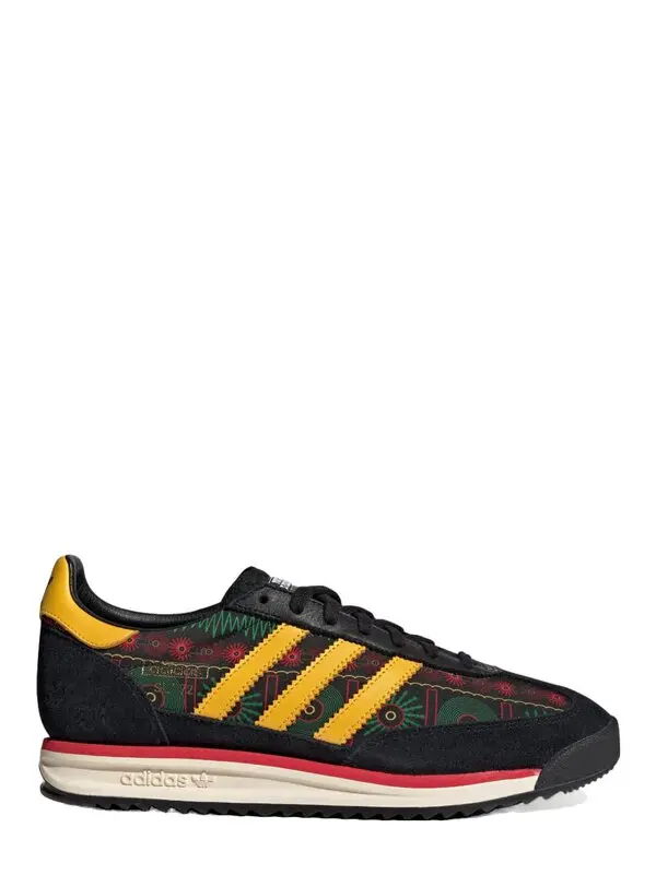 Adidas Sl72 Rs Jamaica X Bob Marley Sneakers - Green / Multi Colour / Yellow