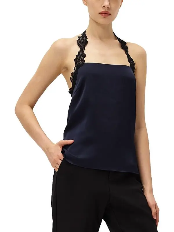 ELODIE THE LABEL Elowen Top - Navy