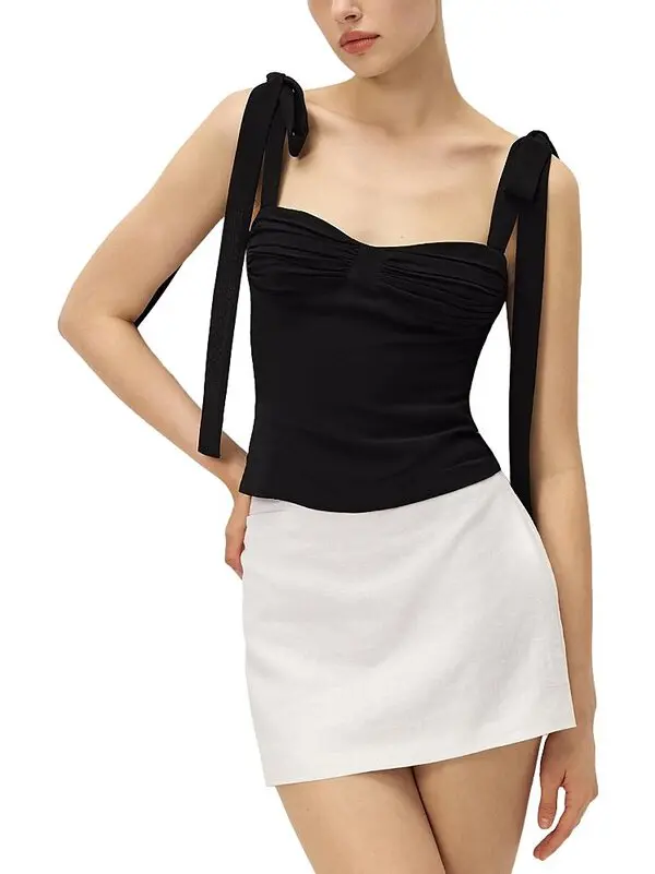 ELODIE THE LABEL Aenor Top - Black