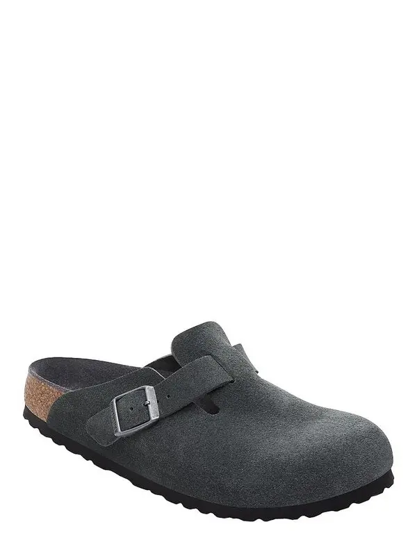 BIRKENSTOCK Boston Clogs - Charcoal