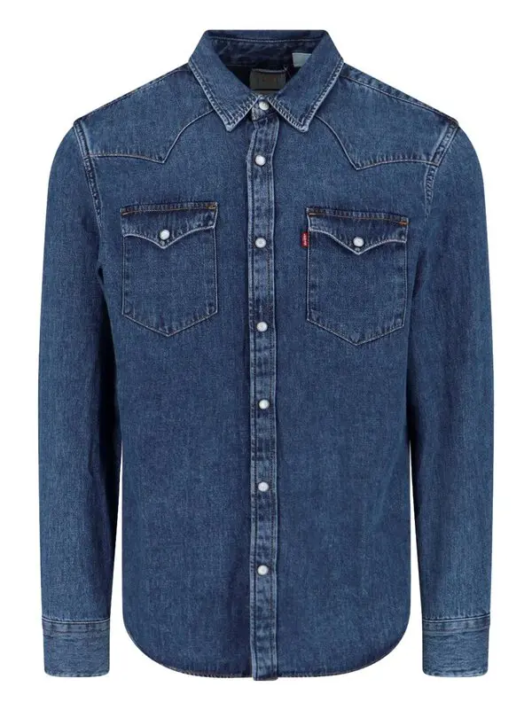 LEVI'S STRAUSS Barstow Western Standard' Shirt - Blue