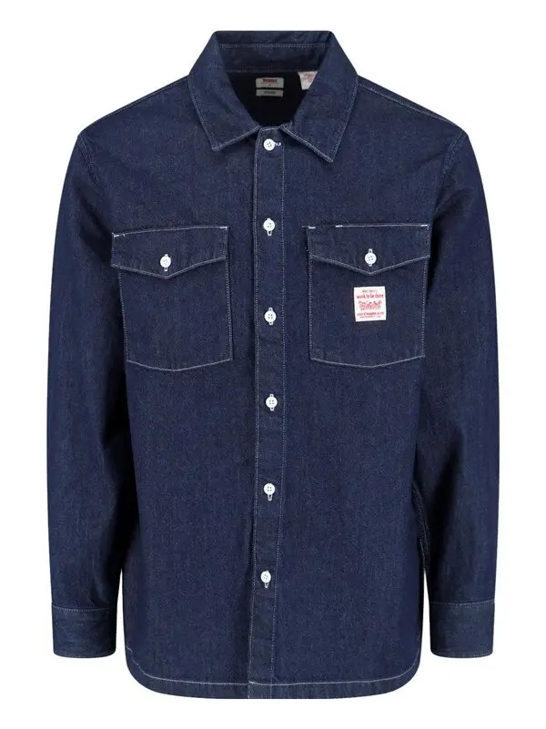 LEVI'S STRAUSS Rinse Work Repeat' Shirt - Blue