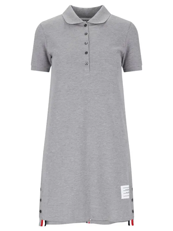 Thom Browne Mini Knit Dress - Gray