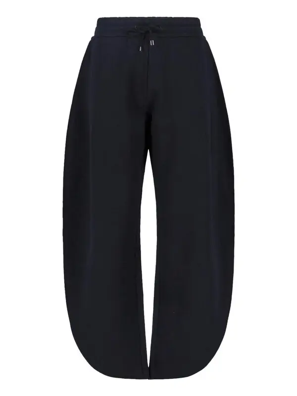 Alaïa Rounded Track Pants - Black
