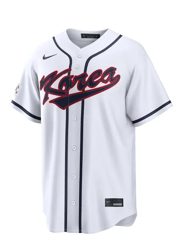 Nike Jung Hoo Lee Korea National Baseball Team 2026 World Baseball Classic Stadium Jersey - White