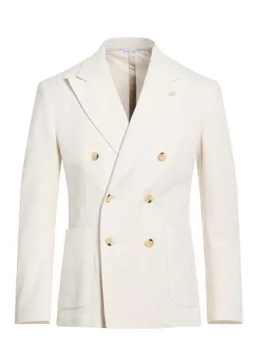 MANUEL RITZ Blazer Size Cotton - Beige